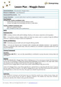 Waggle Dance - Lesson Plan - 2B Enterprising