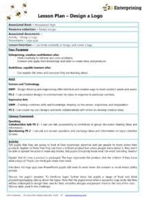 Design a Logo - Lesson Plan - 2B Enterprising
